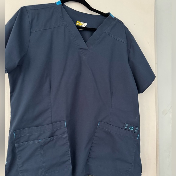 WonderWink | Tops | Wonderwink Navy Scrub Set Xlxlp | Poshmark